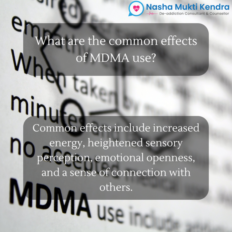 What Is MDMA? | Nasha Mukti Kendra